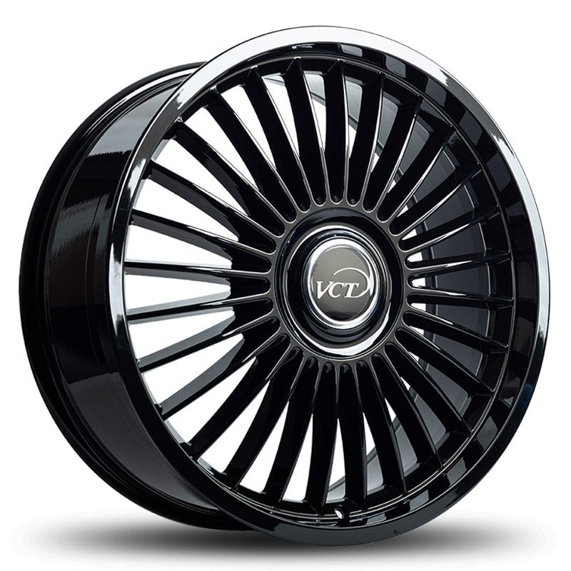 VCT® SPIDER Wheels - Gloss Black Rims - SPR-228551527+38GB-127