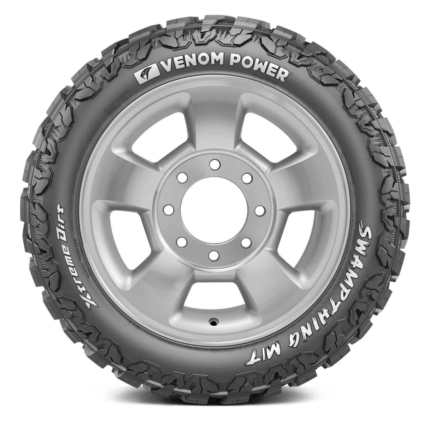 VENOM POWER® CVPSWMT19 - SWAMPTHING M/T WITH WHITE LETTERING LT265 ...