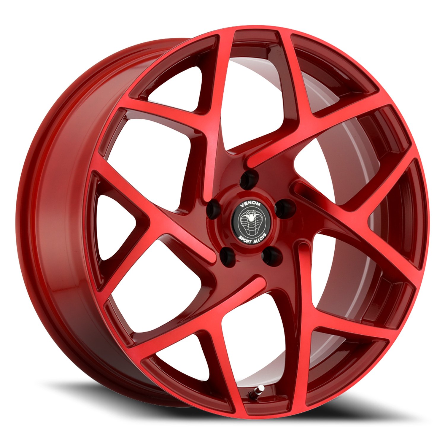 VENOM WHEELS® 31 Wheels - Neon Red Rims