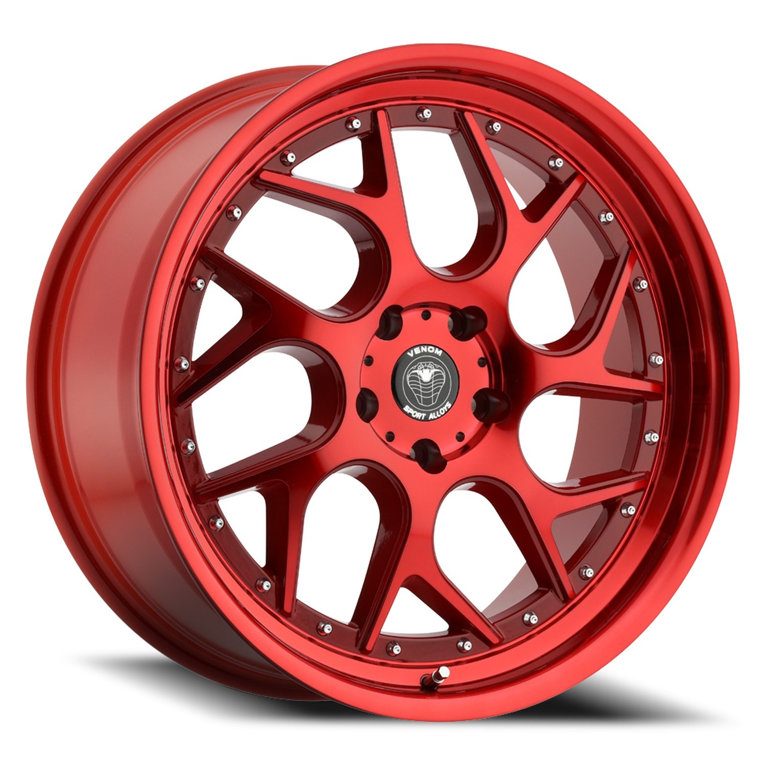 VENOM WHEELS® 33 Wheels - Neon Red Rims