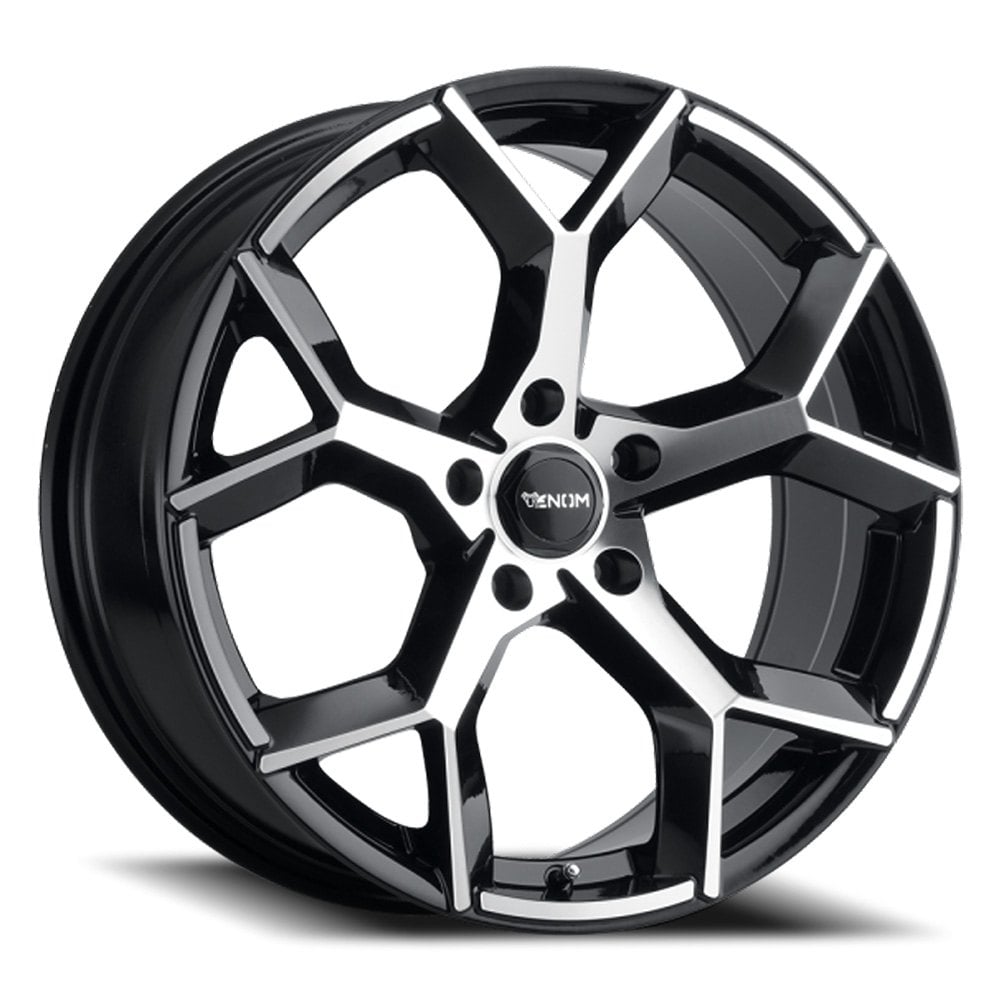 VENOM WHEELS® 37 Wheels - Gloss Black with Machined Face Rims
