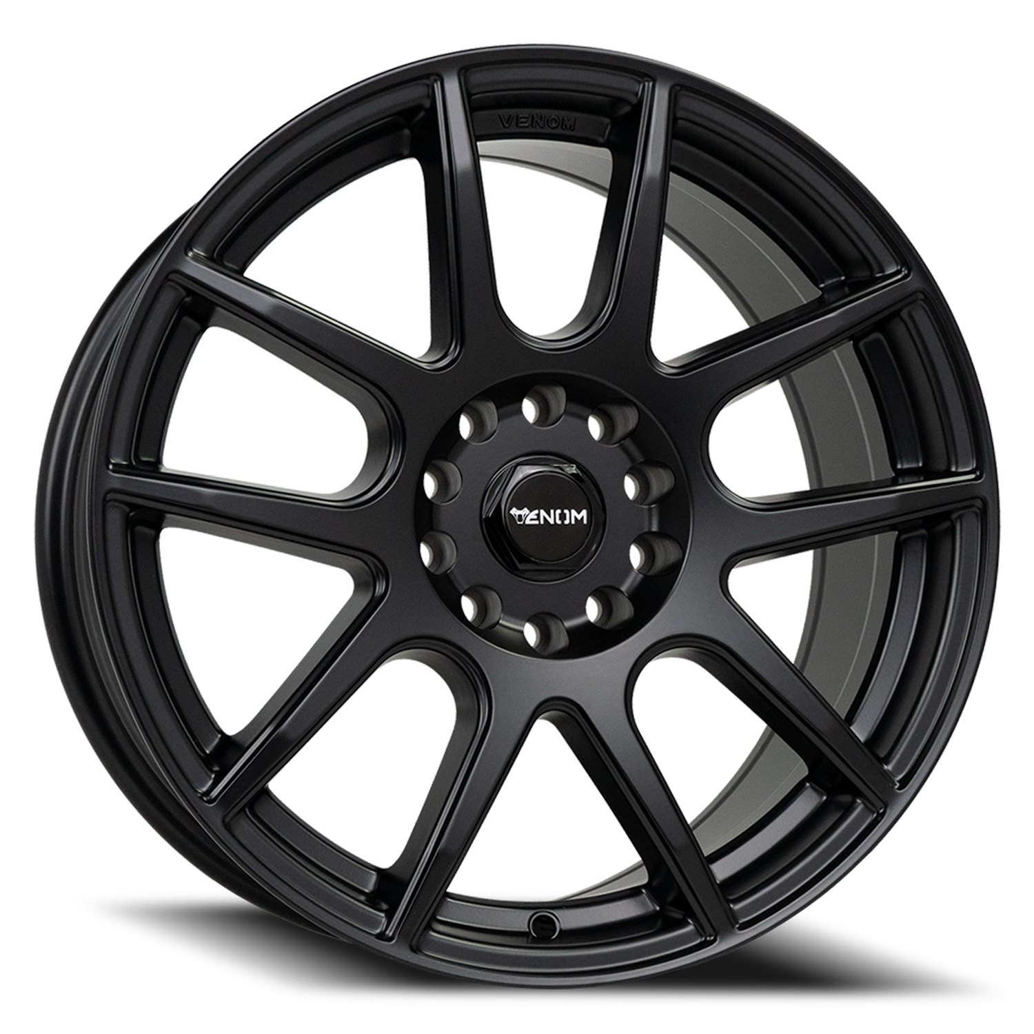 VENOM WHEELS® 41 Wheels - Matte Black Rims - VEN411784100114+35B-B-114.3