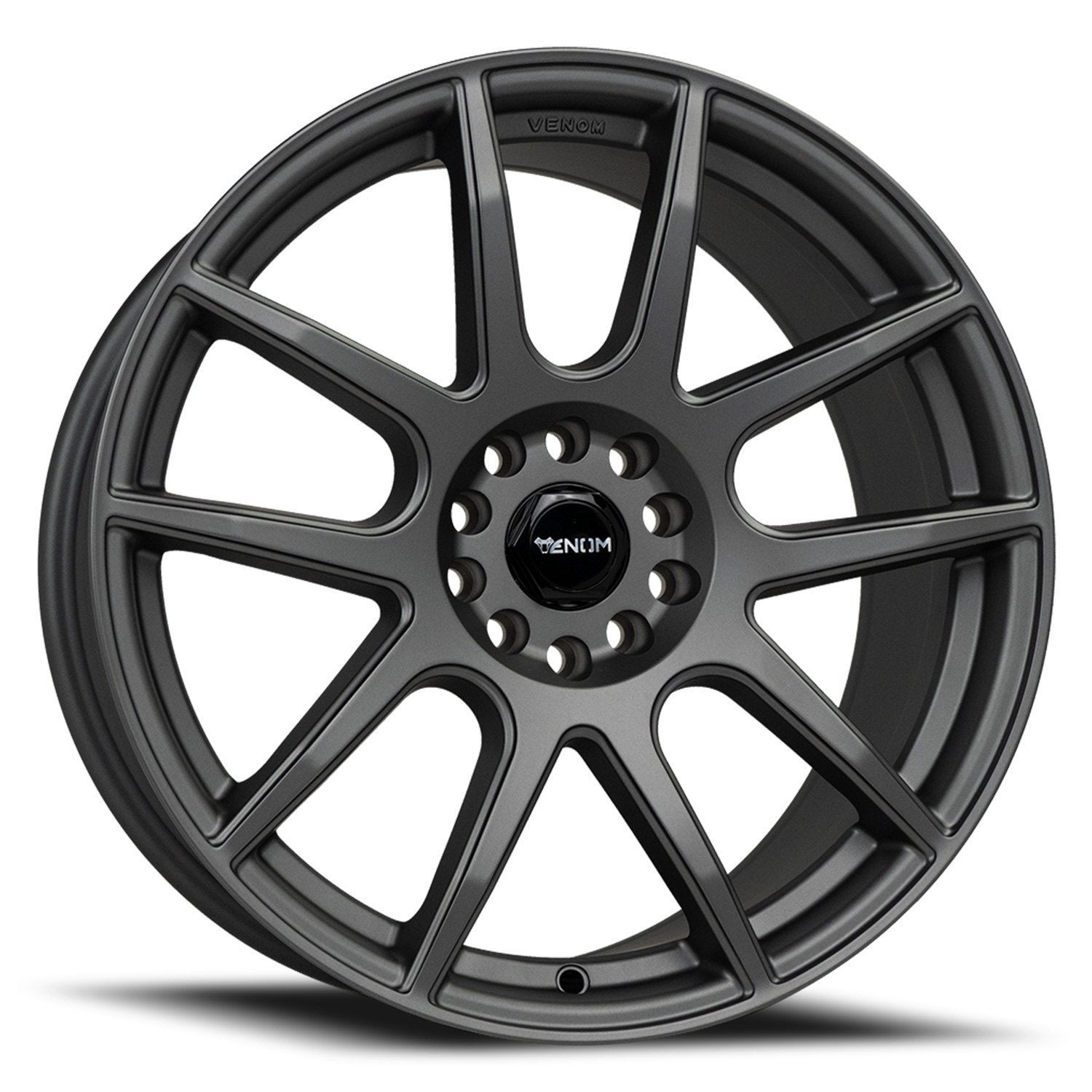 VENOM WHEELS® 41 Wheels - Matte Gunmetal Rims - VEN411785114120+35B-H ...