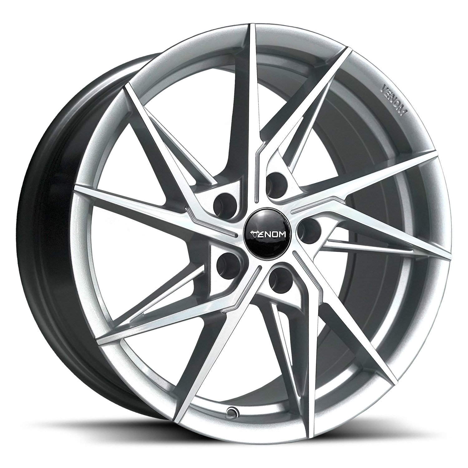 VENOM WHEELS® 50 Wheels - Silver with Machined Face Rims