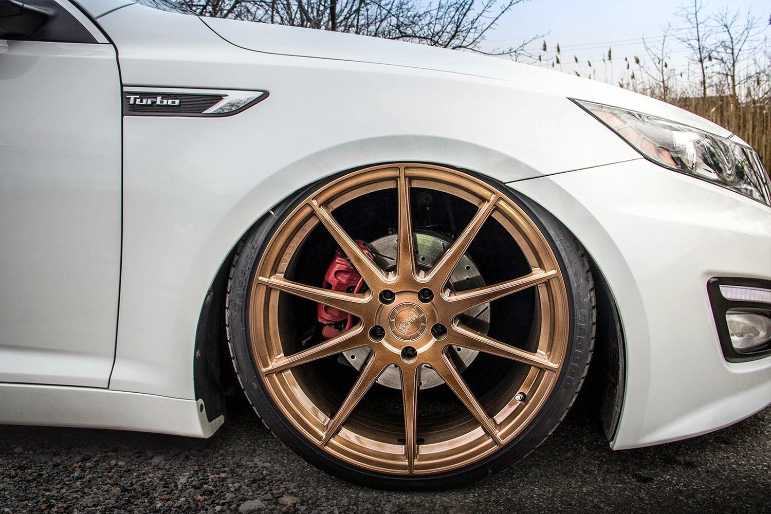 VERTINI® RFS1.3 Wheels - Brushed Bronze Rims