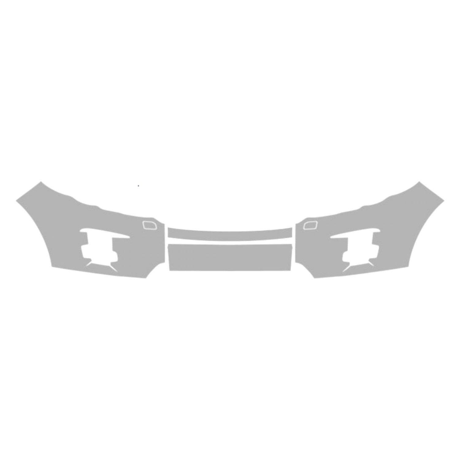 Vicrez® vpp11108 - Paint PPF Pre-Cut Front Bumper Sensors Protection