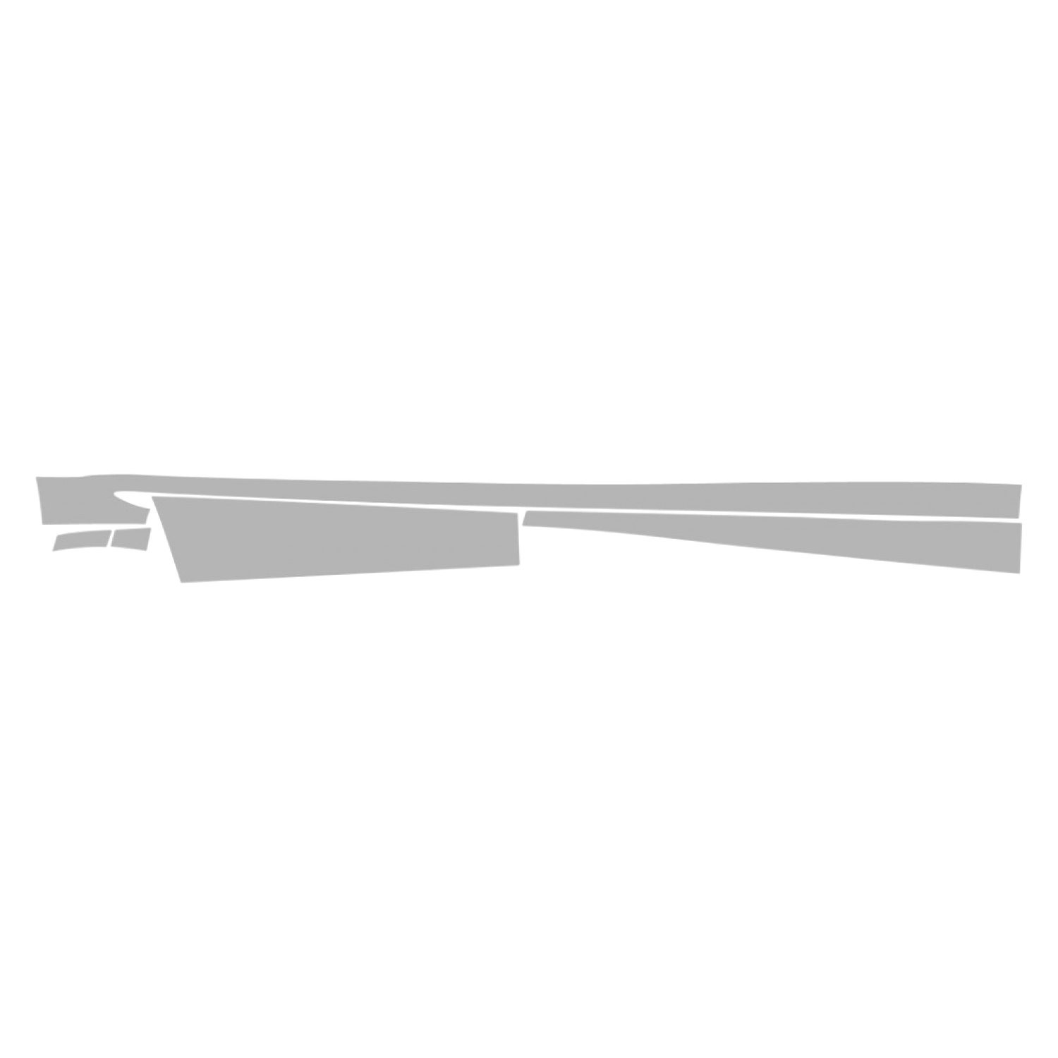 Vicrez® vpp11378 - Paint PPF Pre-Cut Passenger Side Rocker Protection