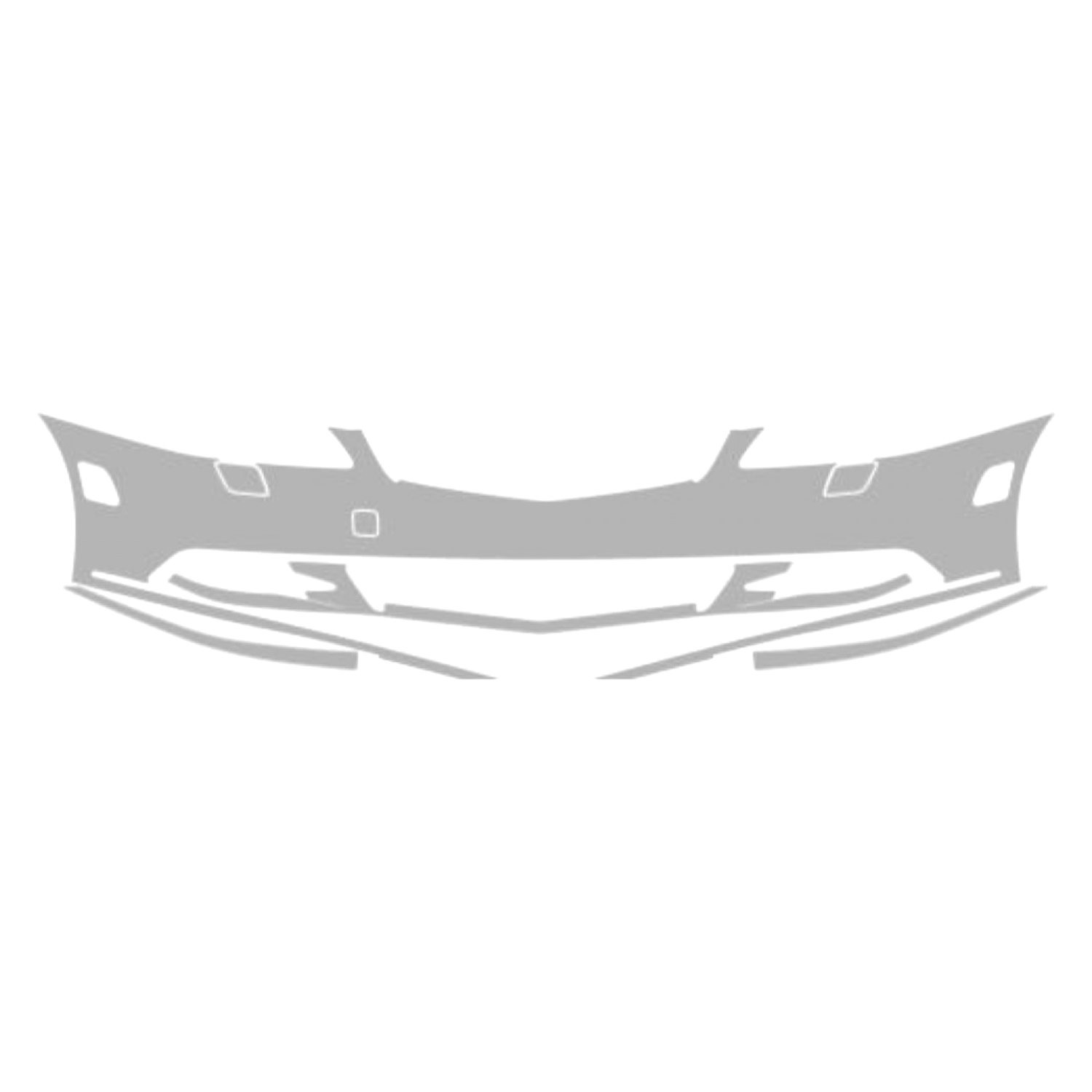 Vicrez® vpp12779 - Paint PPF Pre-Cut Front Bumper Kit Protection