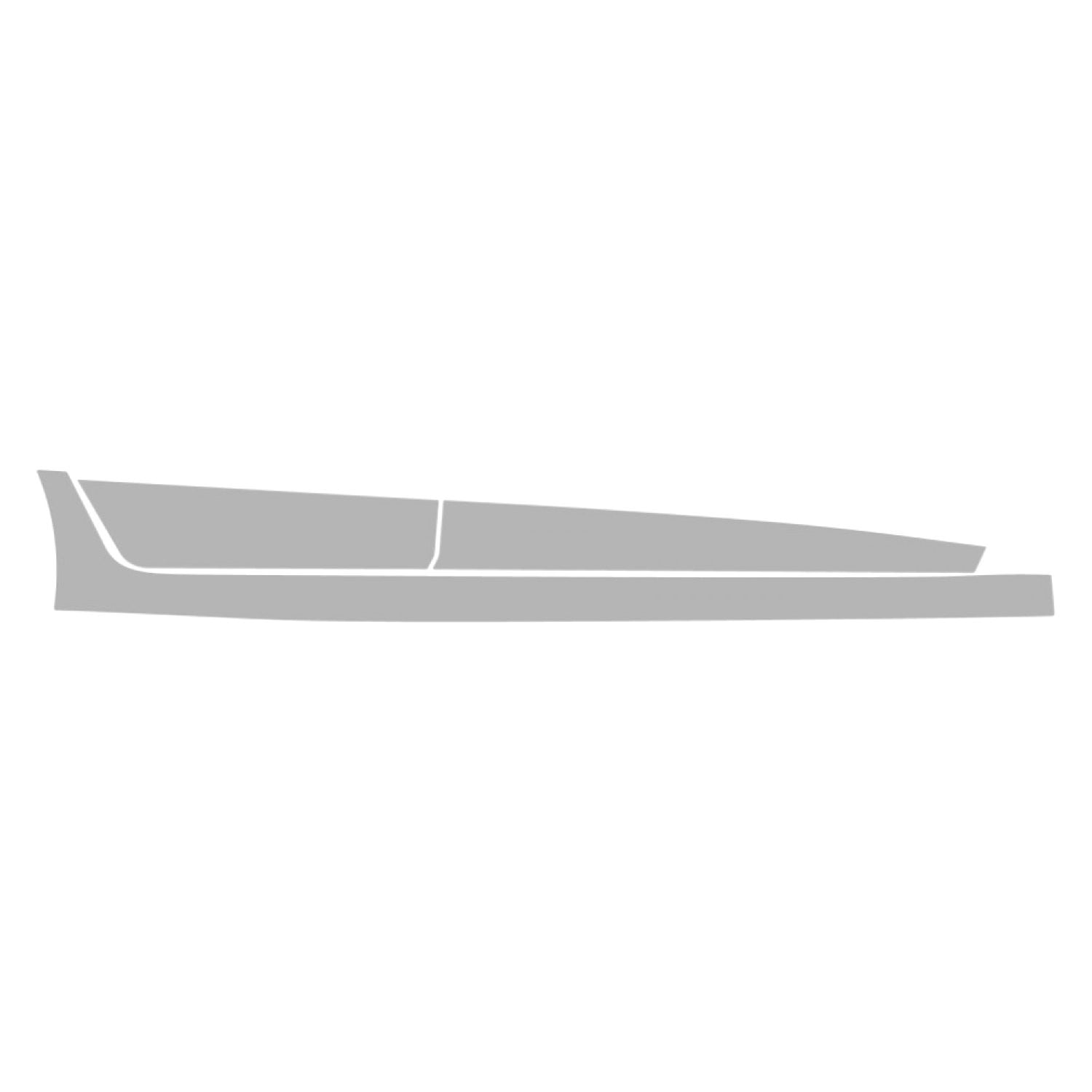 Vicrez® vpp13250 - Paint PPF Pre-Cut Passenger Side Rocker Protection
