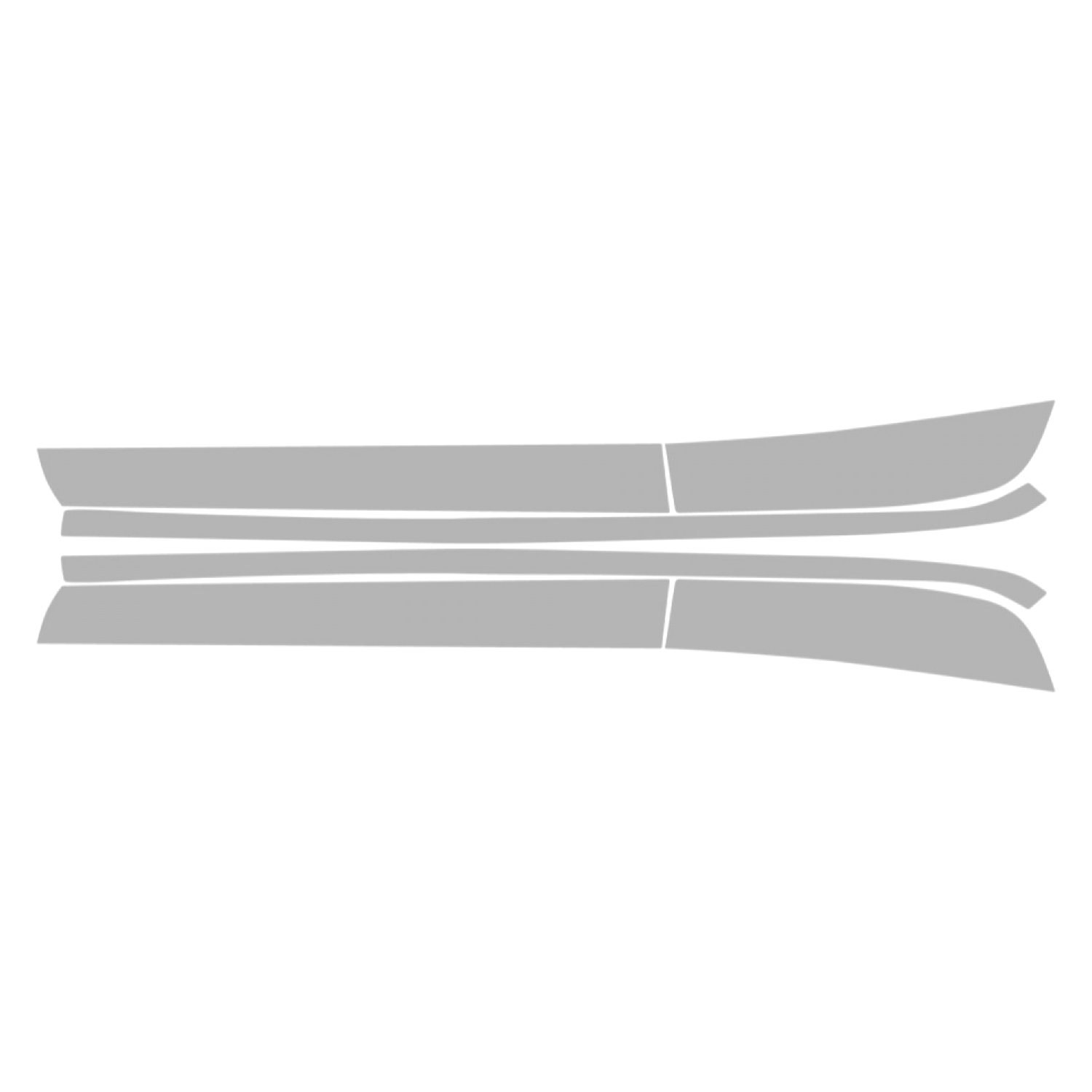 Vicrez® vpp14070 - Paint PPF Pre-Cut Rockers Kit Protection