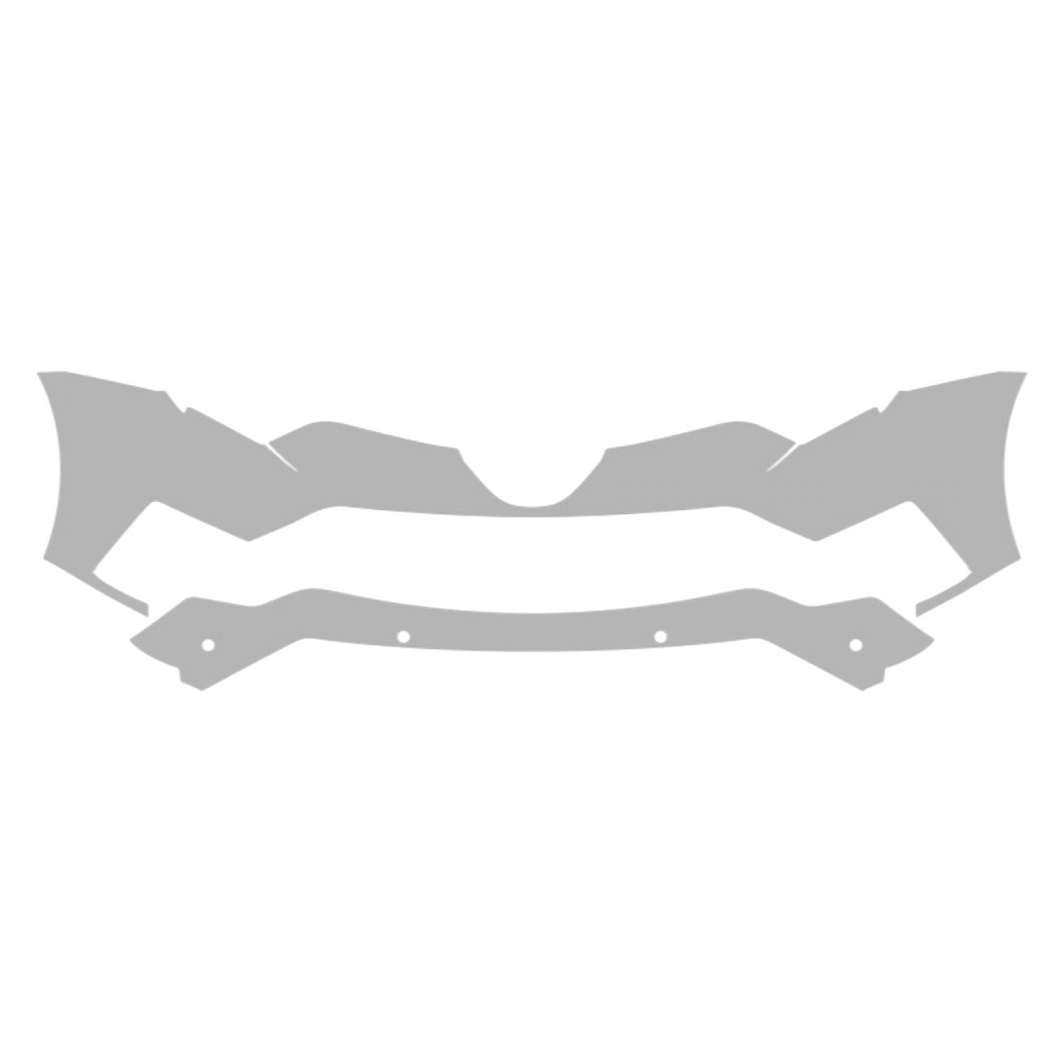 Vicrez® vpp14937 - Paint PPF Pre-Cut Front Bumper Sensors Protection