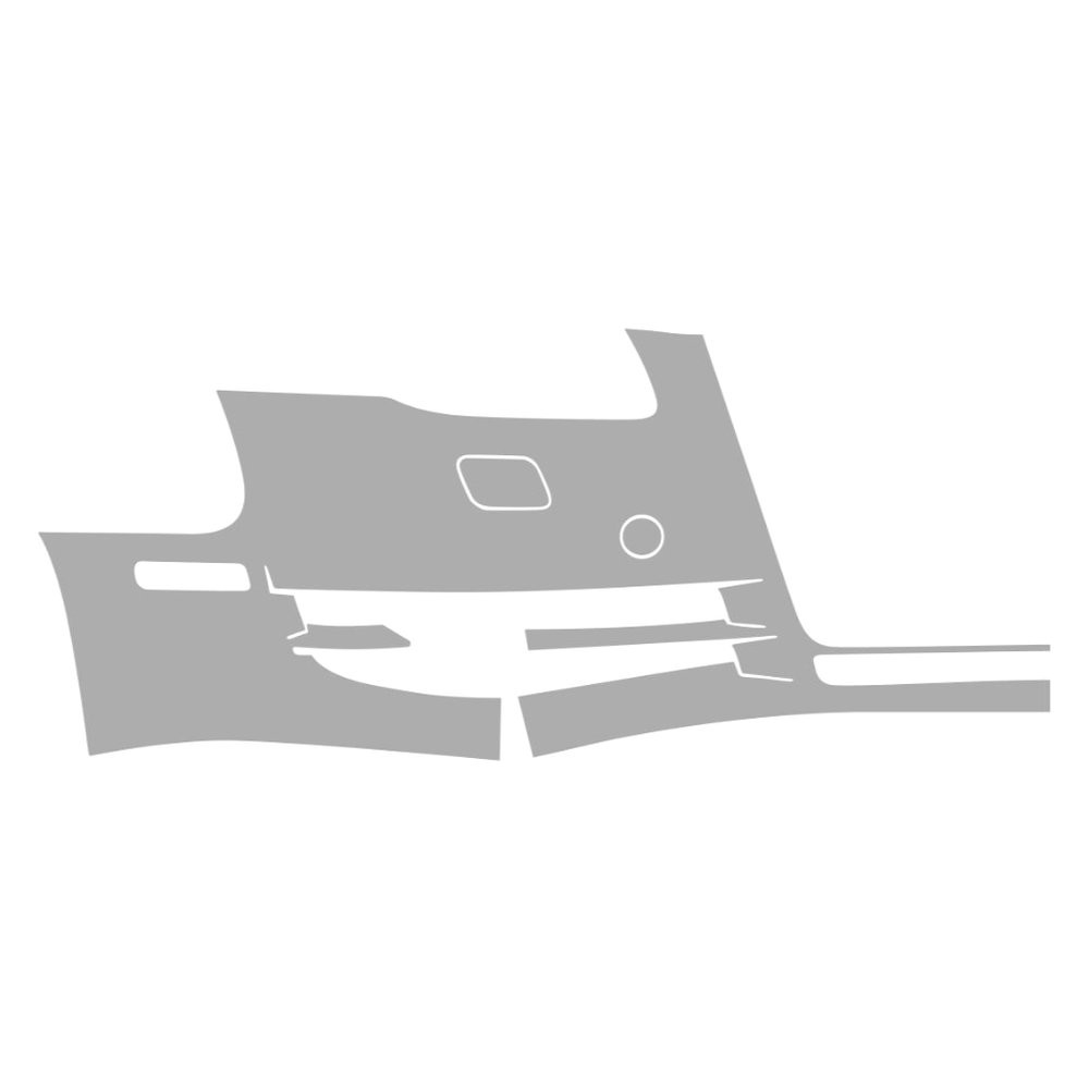 Vicrez® vpp23979 - Paint PPF Pre-Cut Passenger Side Bumper Protection