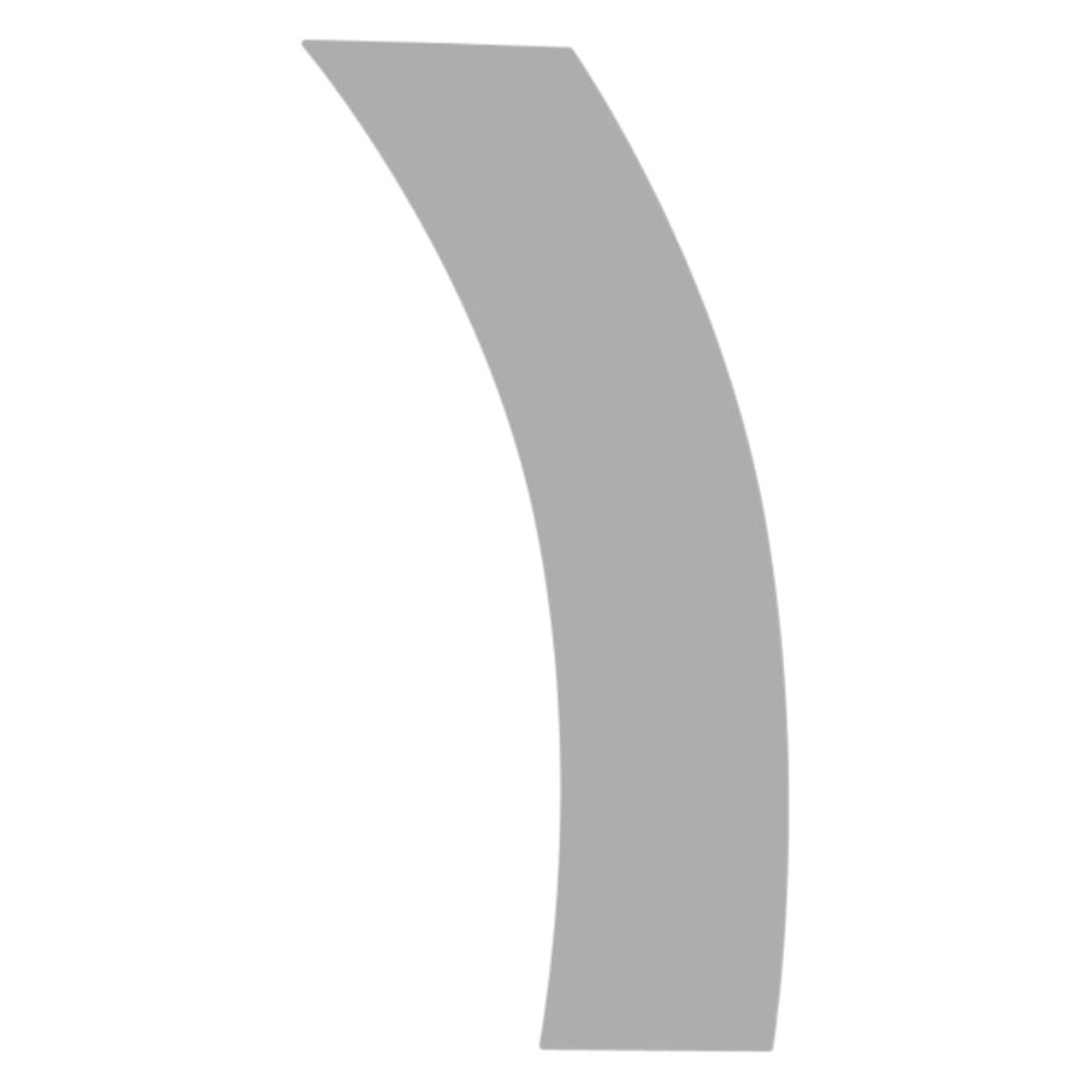 Vicrez® vpp25281 - Paint PPF Pre-Cut Rear Driver Side Wheel Splash ...