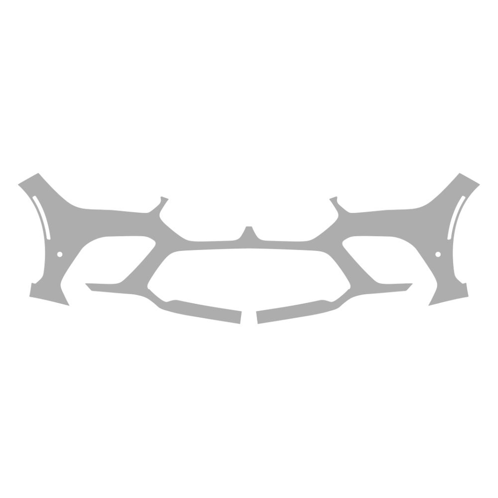Vicrez® vpp25607 - Paint PPF Pre-Cut Bumper with 2 Sensors Protection