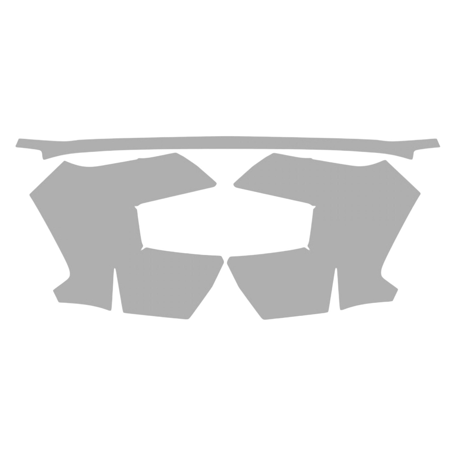 Vicrez® vpp5481 - Paint PPF Pre-Cut Front Bumper Kit Protection