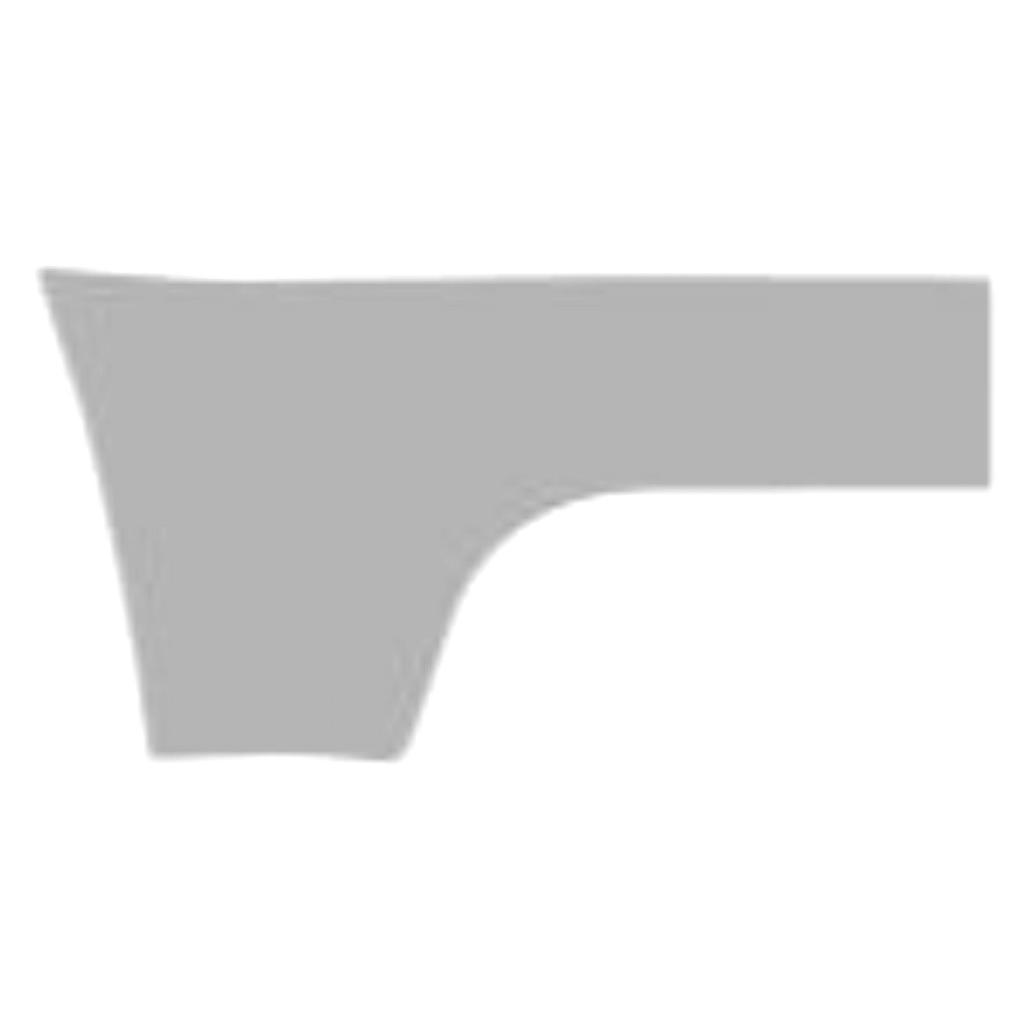 Vicrez® vpp6943 - Paint PPF Pre-Cut Passenger Side Top Bumper Protection