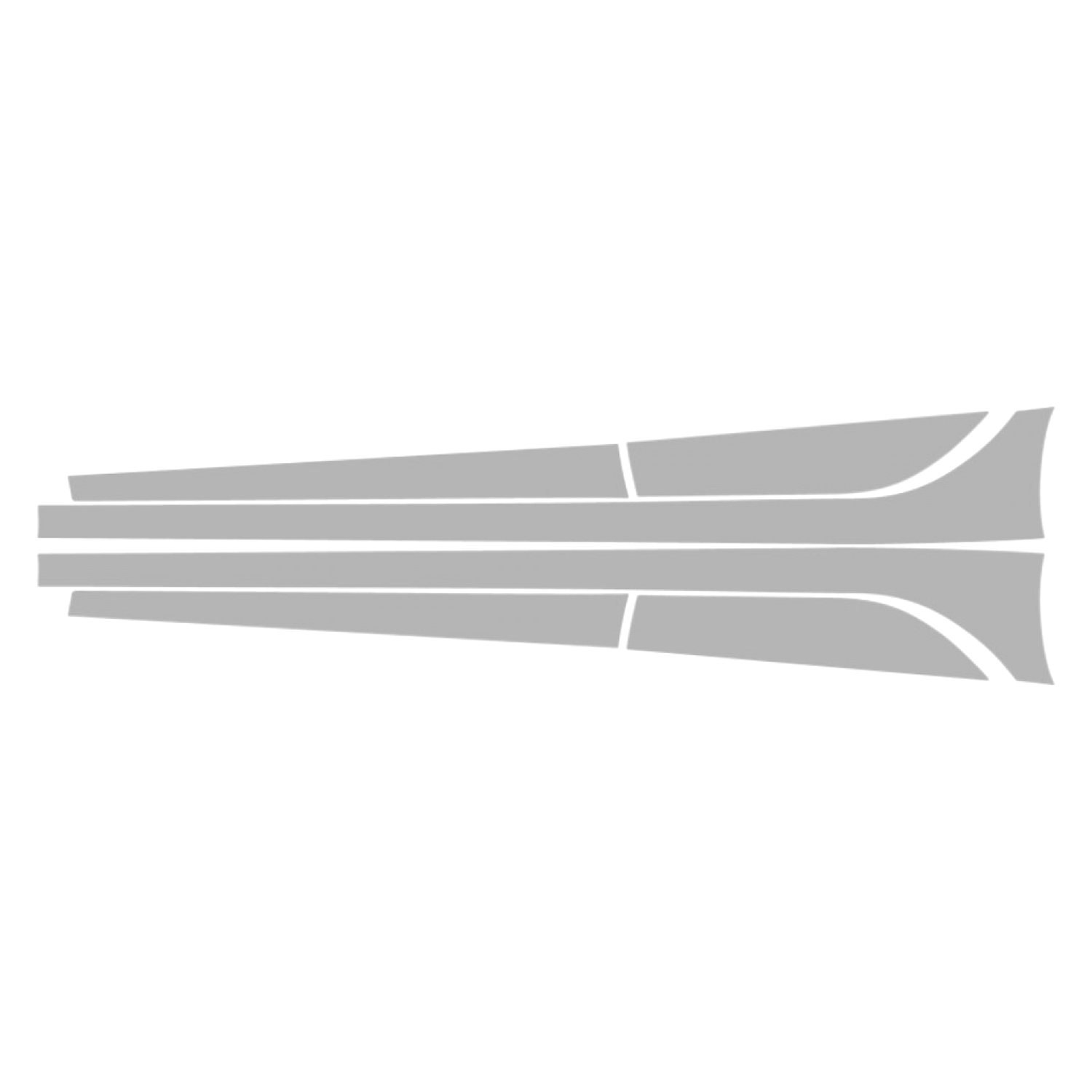 Vicrez® vpp9080 - Paint PPF Pre-Cut Rockers Kit Protection