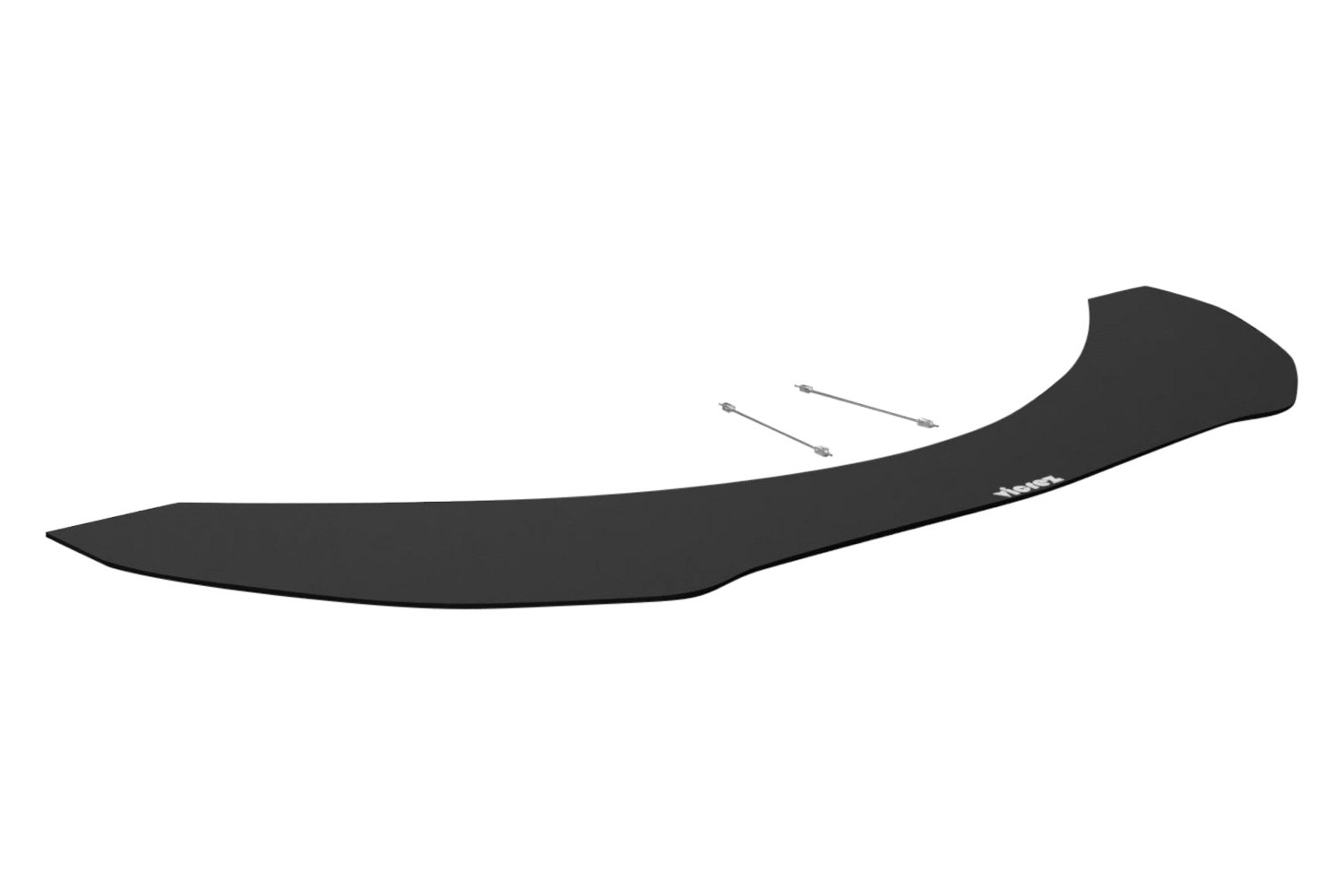 Vicrez® vz100597 - VZ Style Black Front Bumper Splitter with Support Rods