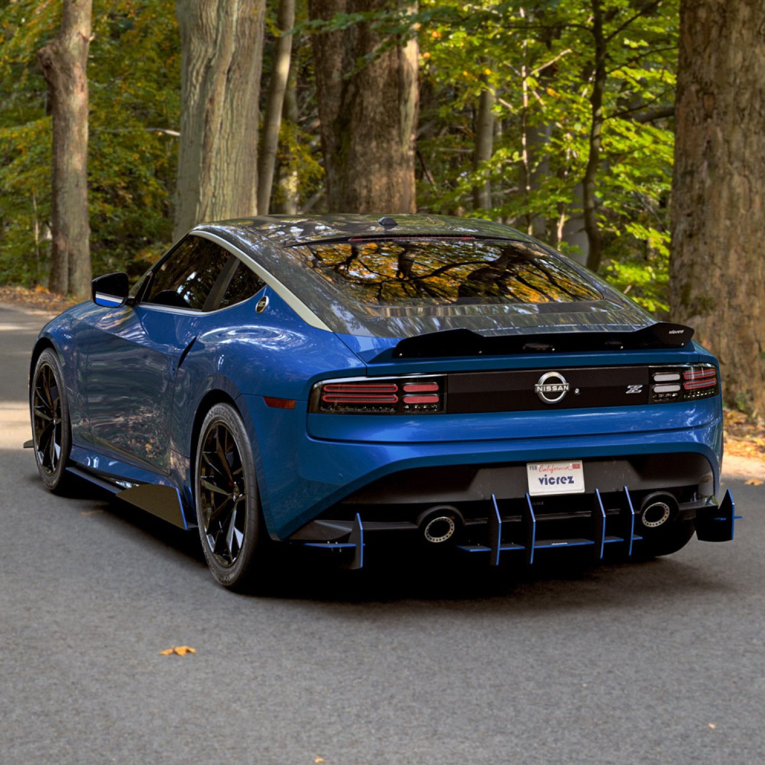 Vicrez® vz101271 - Centa VR2 Style Rear Diffuser