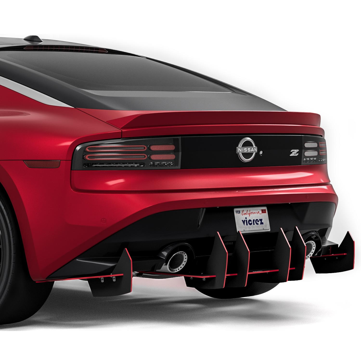 Vicrez® vz101271-UC - Centa VR2 Style Urban Camo Rear Diffuser