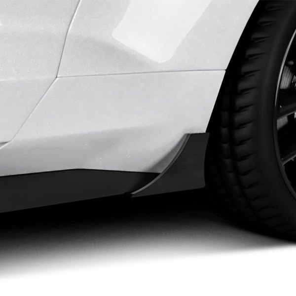 Vicrez® vz101836-GB - V1R Style Gloss Black Rocker Panel Winglets