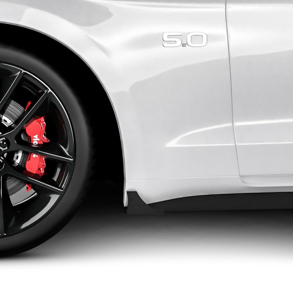 Vicrez® vz101837-GB - V1R Style Gloss Black Rocker Panel Winglets