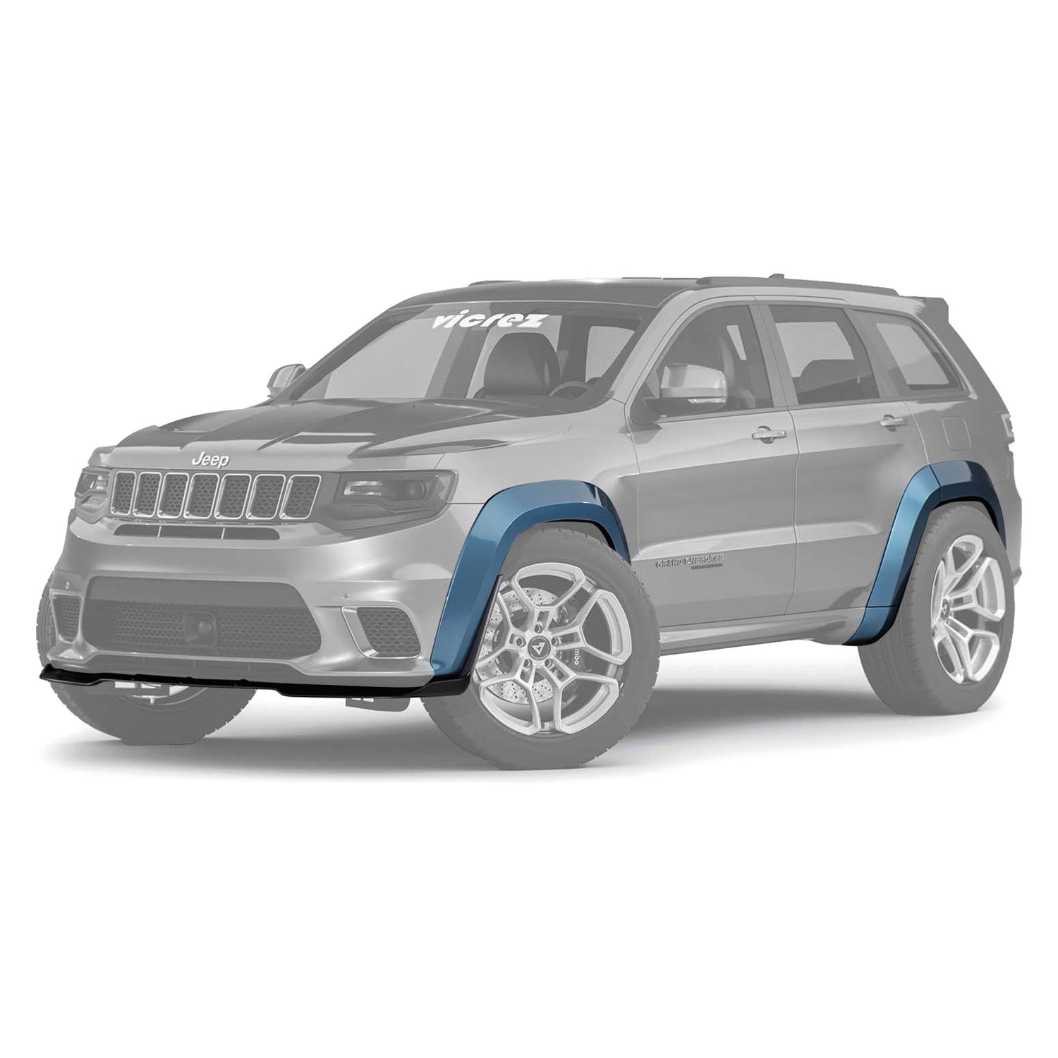 Vicrez® vz101924 - Demon Style Wide Body Kit (Unpainted)