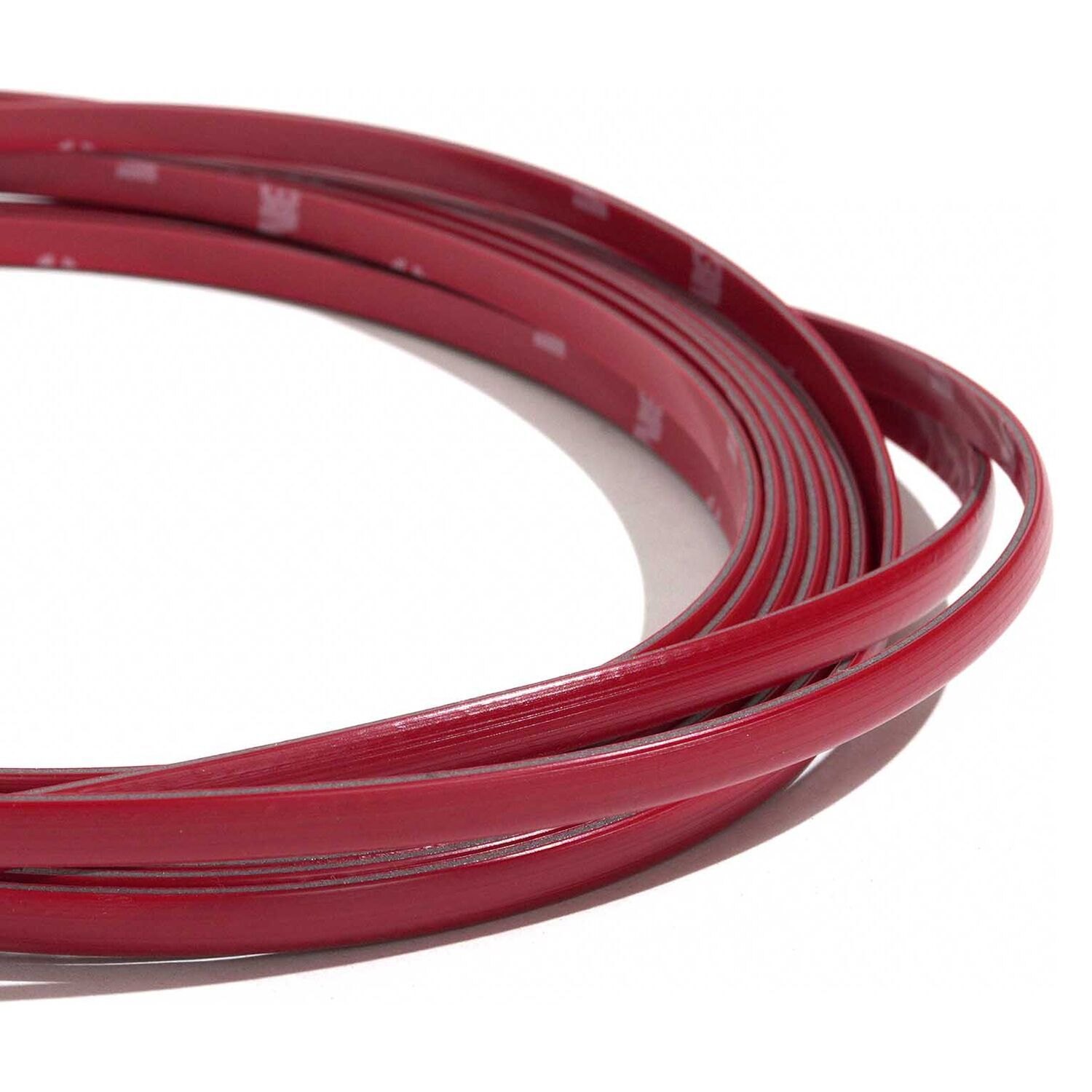 Vicrez® vz101929r-80 - 1/4" Wide Red Side Accent Color Edge Trim