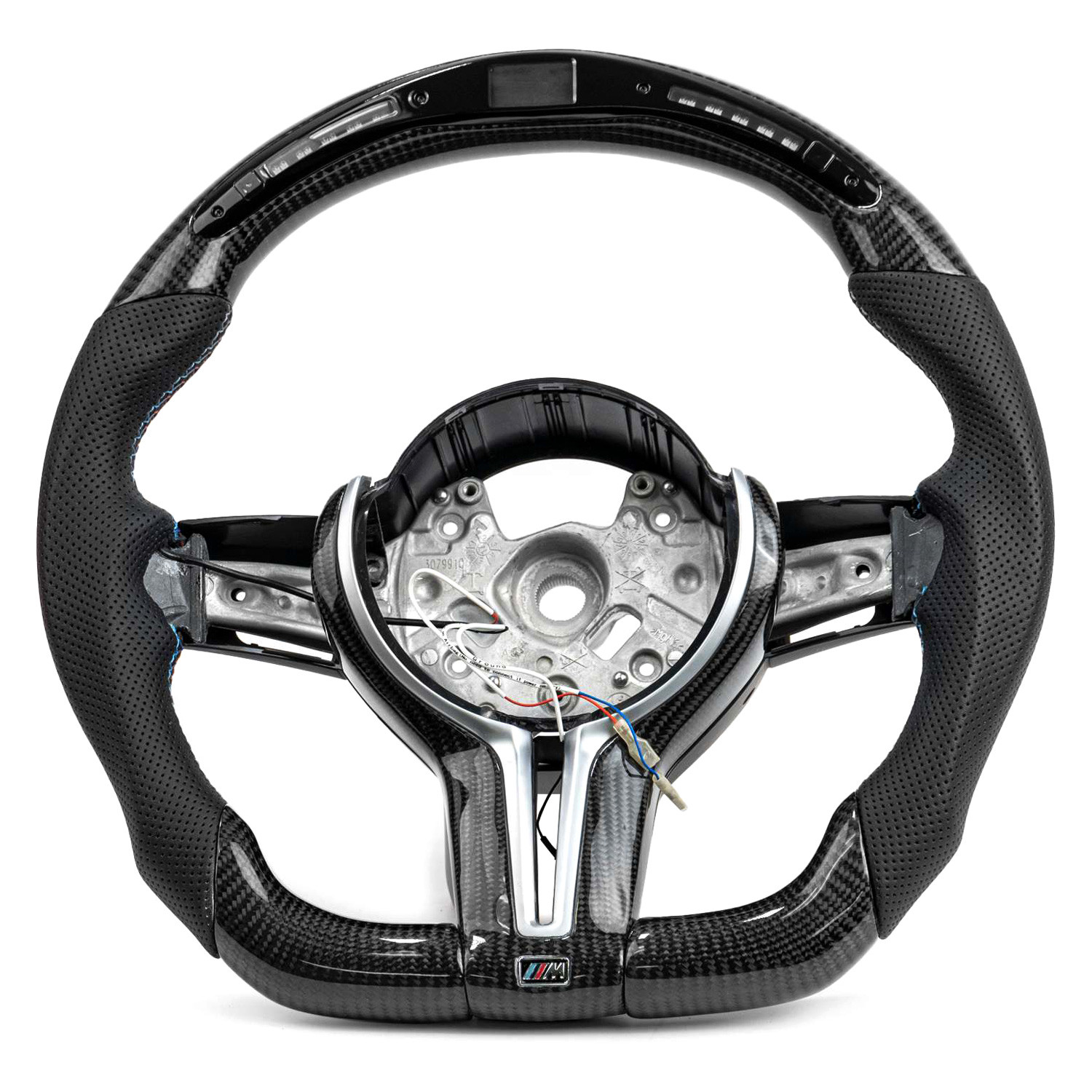 Vicrez® vz102111DL - M Performance Black Carbon Fiber Steering Wheel ...