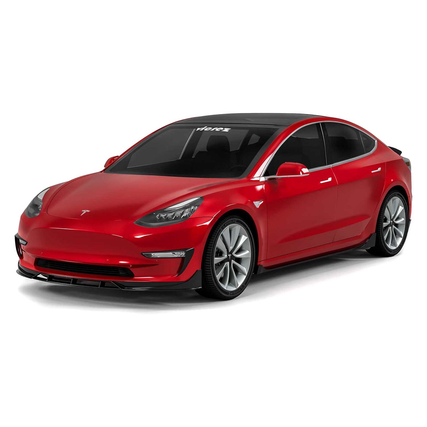 Vicrez® vz102333 - V3R Style Gloss Black Body Kit