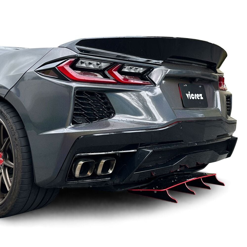 Vicrez® vz103667-GC - Zonari VR5 Style Rear Diffuser
