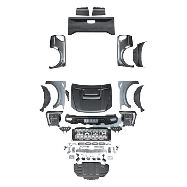 Vicrez® vz105397 - Raptor Style Conversion Body Kit (Unpainted)