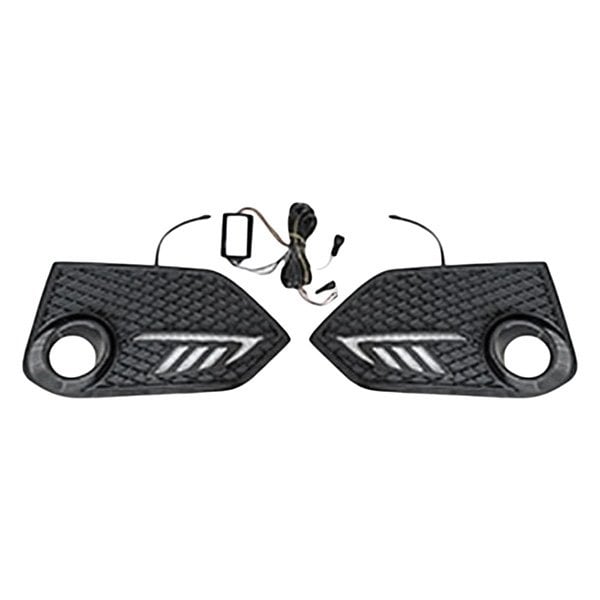 Vicrez® vz106555 - Replacement Fog Light Bezels With LED DRL
