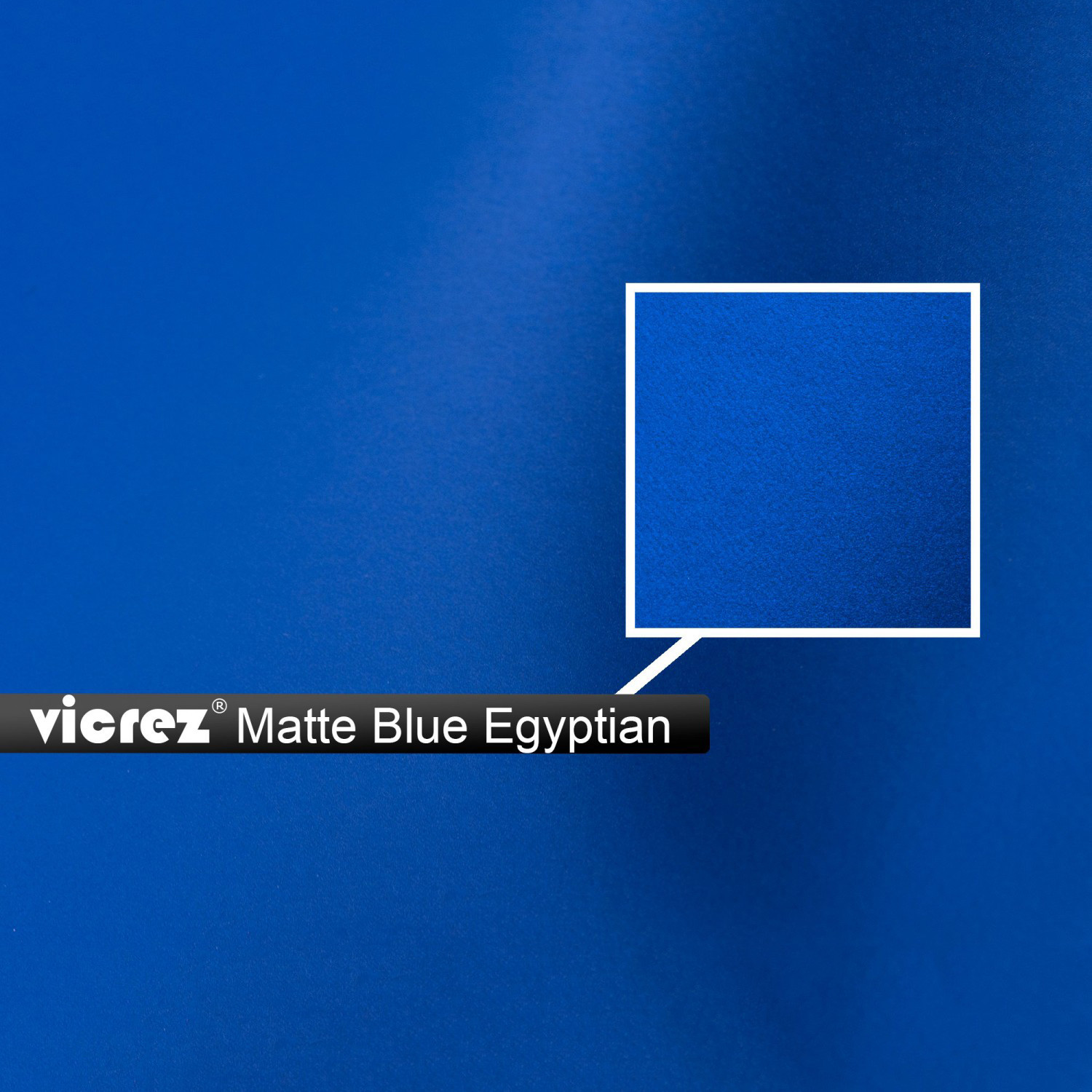 Vicrez® vzv10124-45 - 5' x 45' Blue Egyptian Vinyl Car Wrap Film