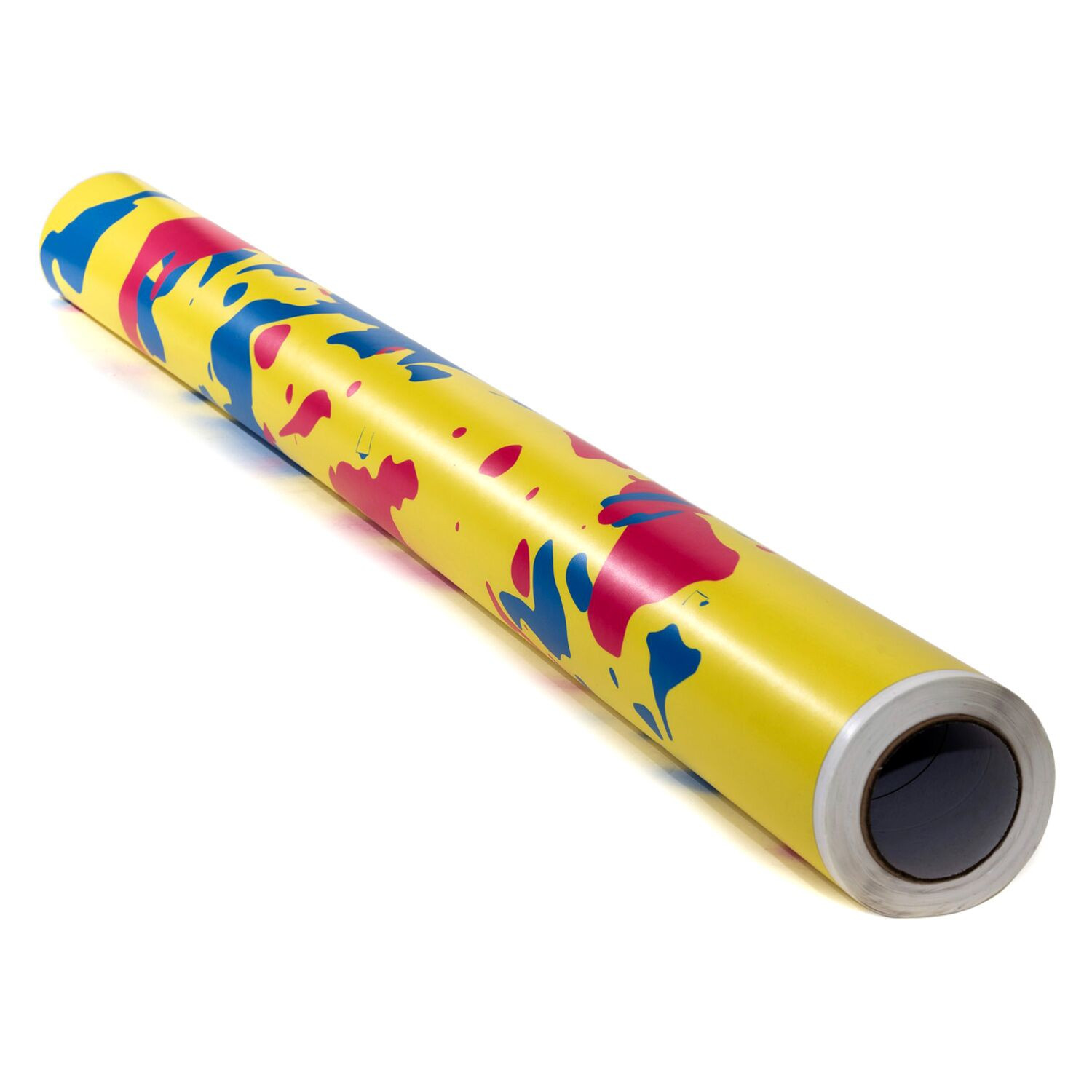Vicrez® vzv10425-40 - 5' x 40' Yellow Blue Red Multi Color Camo Vinyl ...