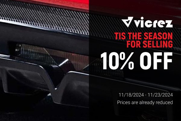 Vicrez® vz102491 - CP Style Rear Diffuser