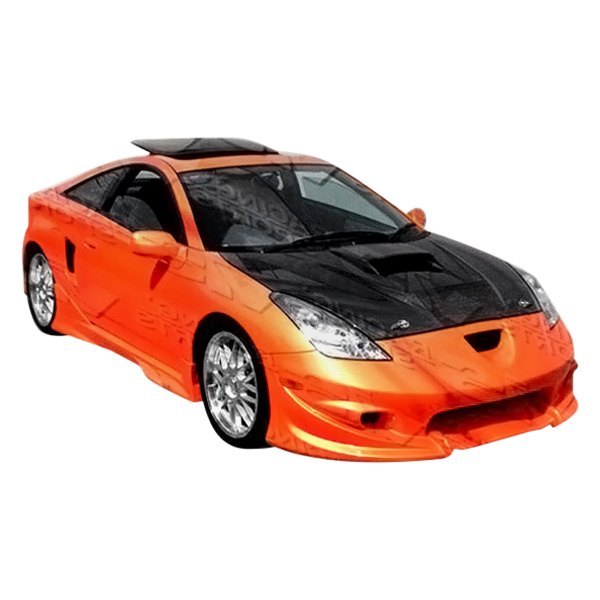VIS Racing® - Toyota Celica 2001 Invader Style Fiberglass Body Kit
