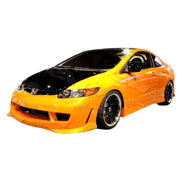 VIS Racing® 06HDCVC2DTNR1-004 - Techno R 1 Style Fiberglass Side Skirts ...