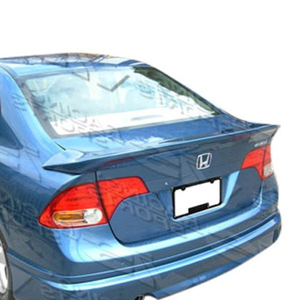 VIS Racing® 06HDCVC4DFUZ-003 - Fuzion Style Fiberglass Rear Lip Spoiler ...