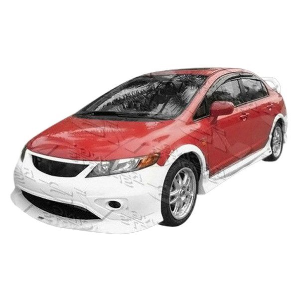 VIS Racing® 06HDCVC4DTRC-004 - Type R Concept Style Fiberglass Side ...
