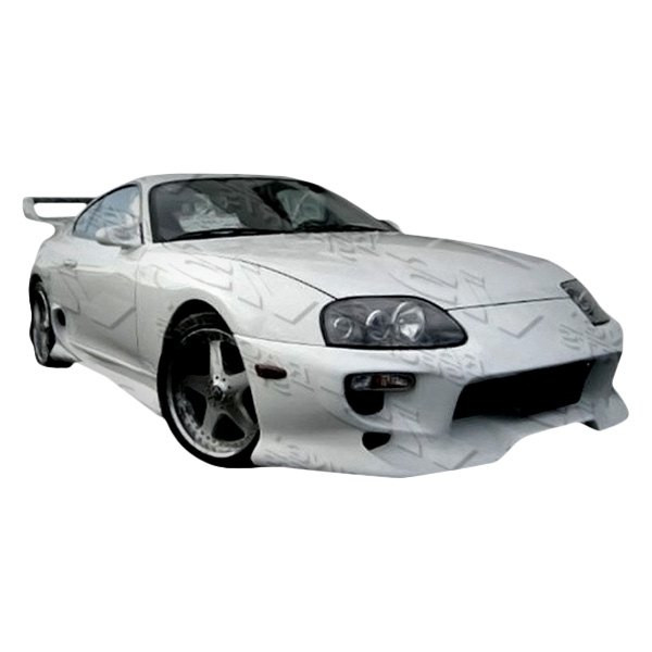 VIS Racing® 93TYSUP2DINV1-001 - Invader 1 Style Fiberglass Front Bumper ...