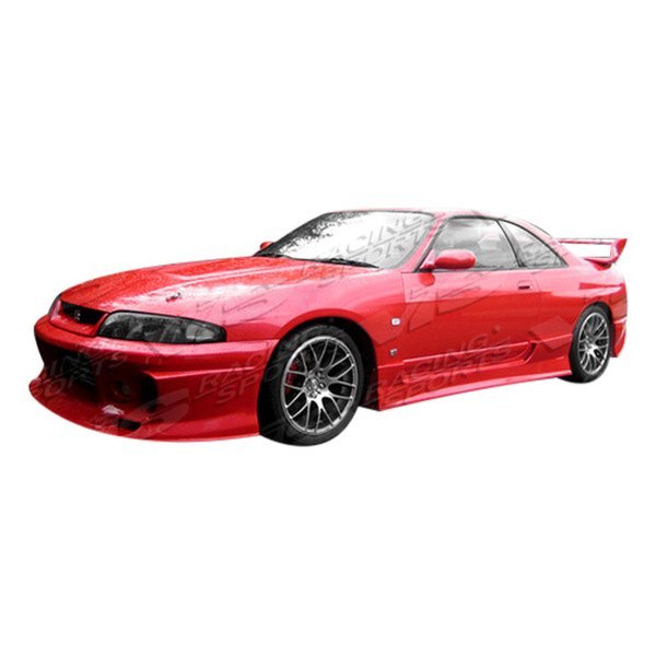 VIS Racing® 95NSR33GTRDEM-004 - Demon Style Fiberglass Side Skirts ...