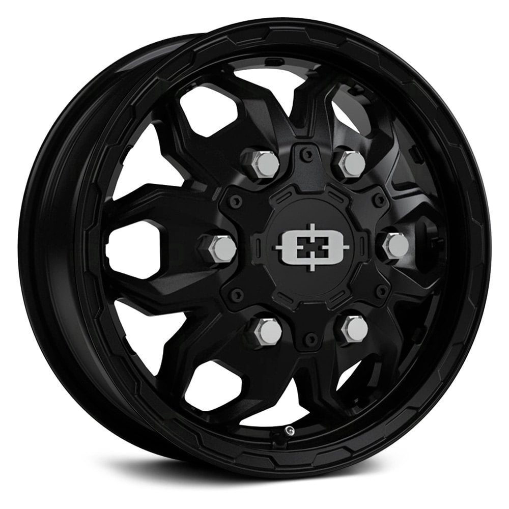 VISION® 410 KORUPT VAN DUALLY Wheels - Satin Black Rims