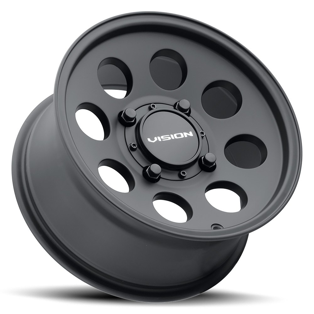 VISION® 56 MIDWAY Wheels - Satin Black Rims