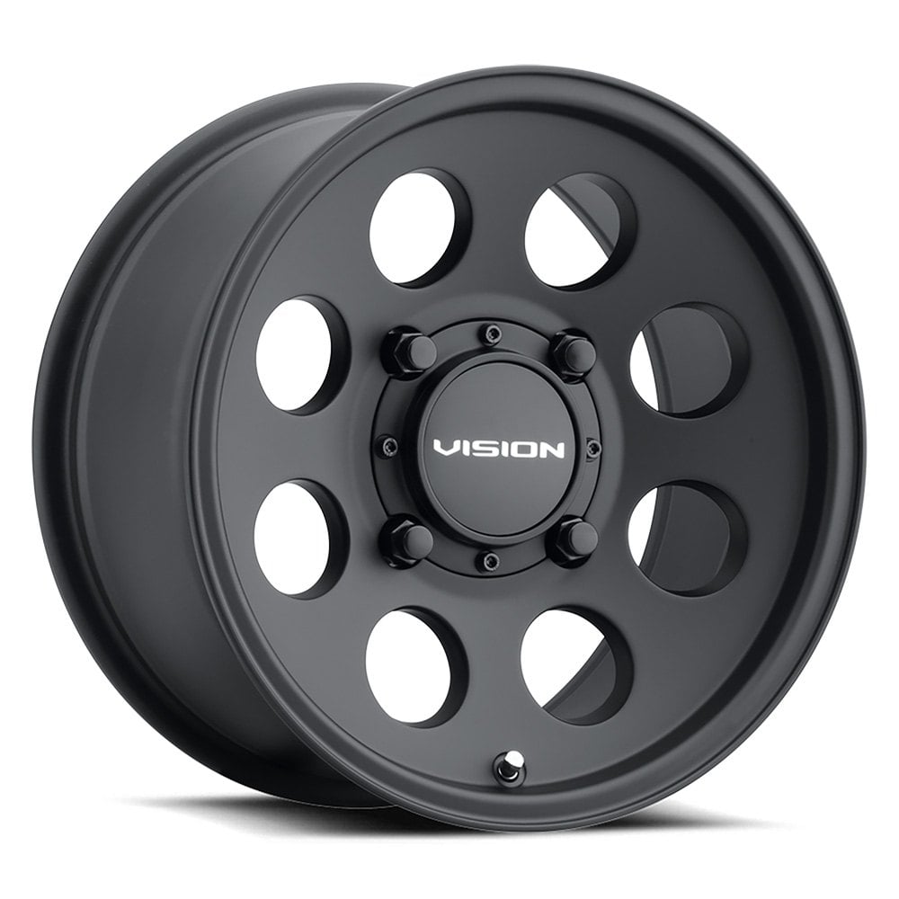 VISION® 56 MIDWAY Wheels - Satin Black Rims - 56VT6781SB-12