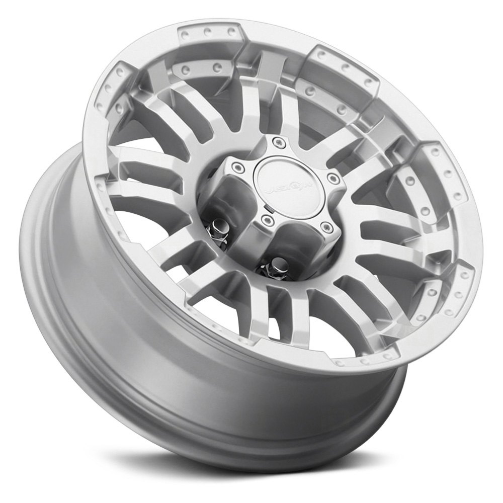 VISION OFF-ROAD® 375 WARRIOR Wheels - Winter Paint Silver Rims ...