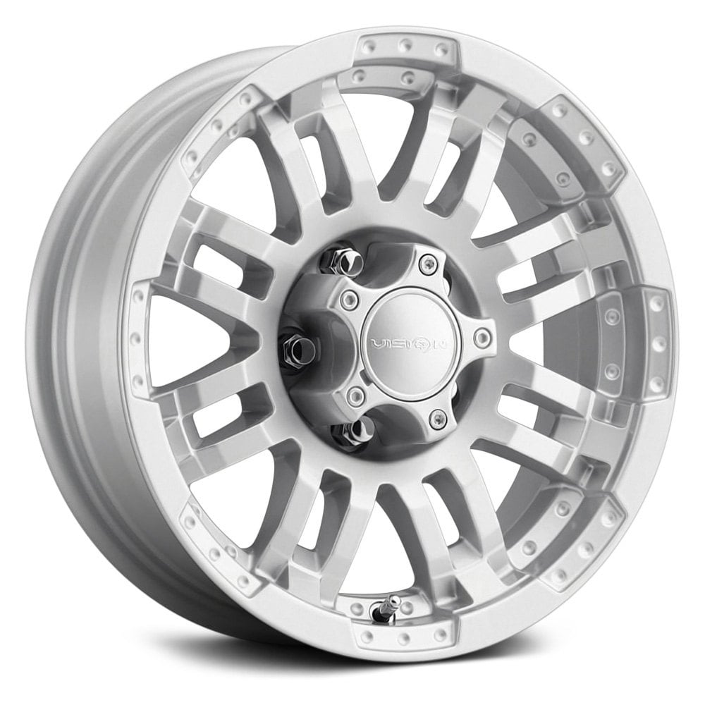 VISION OFF-ROAD® 375 WARRIOR Wheels - Winter Paint Silver Rims