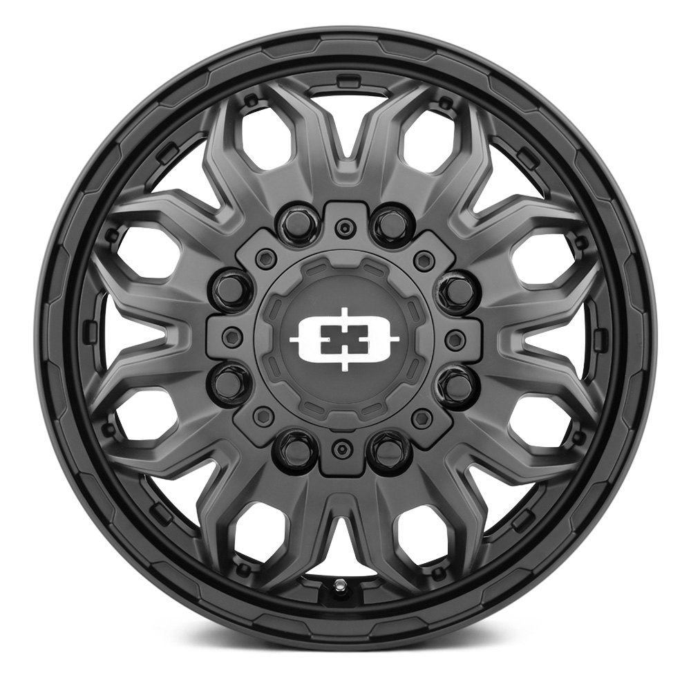 VISION® 410 KORUPT 8 Wheels - Satin Black Rims