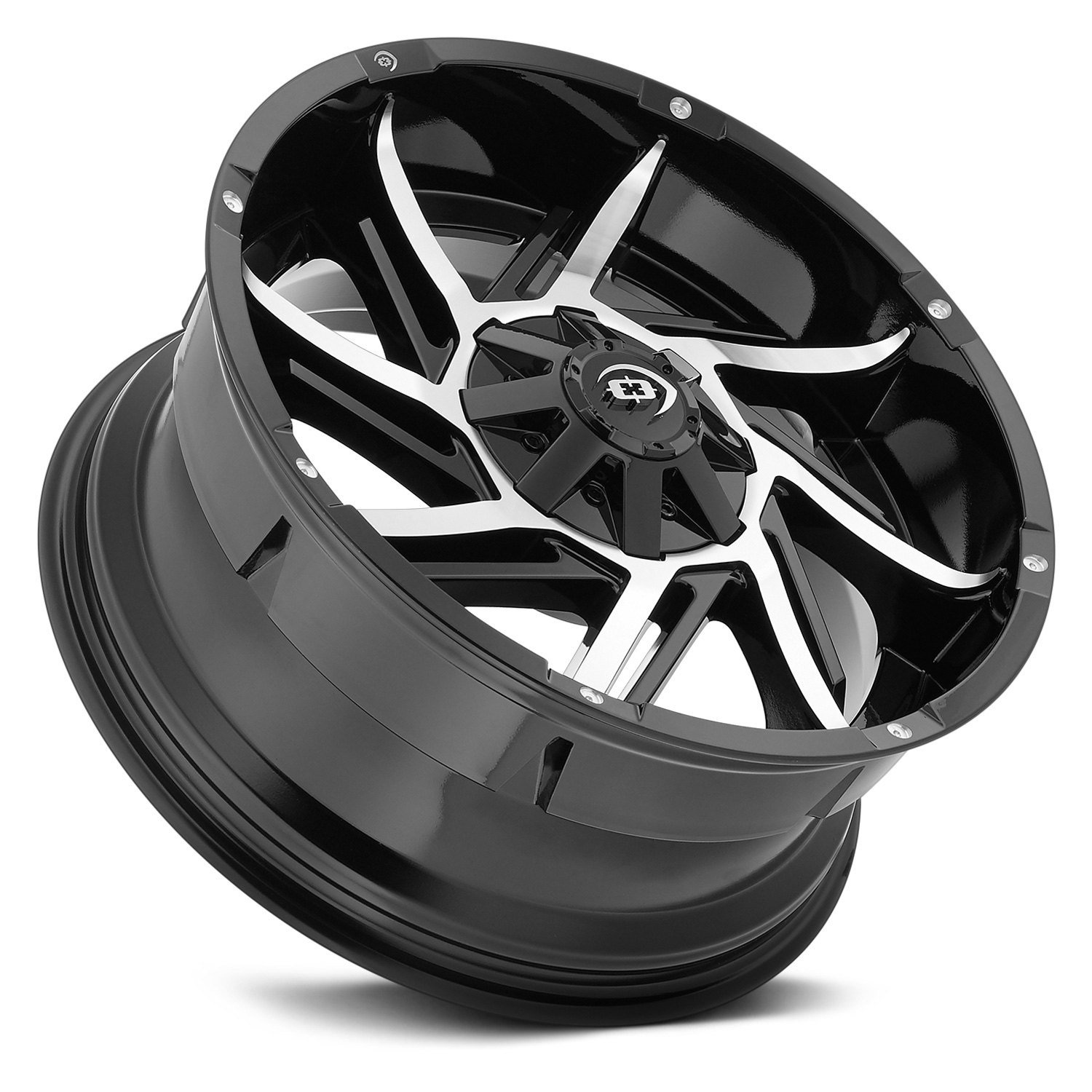 VISION OFF-ROAD® 422 PROWLER Wheels - Gloss Black with Machined Face Rims