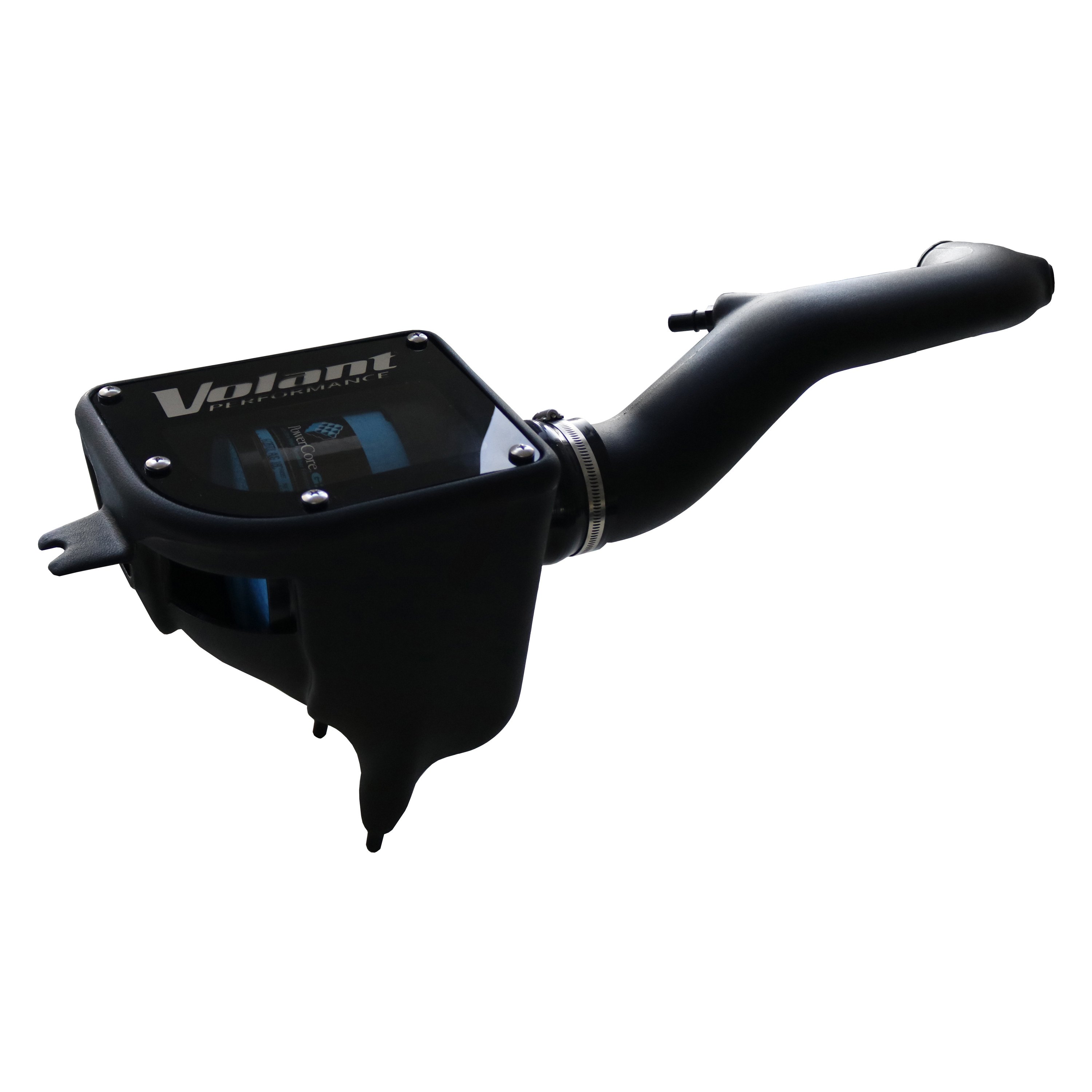 Volant® 177366 - Plastic Black Cold Air Intake System with Donaldson ...